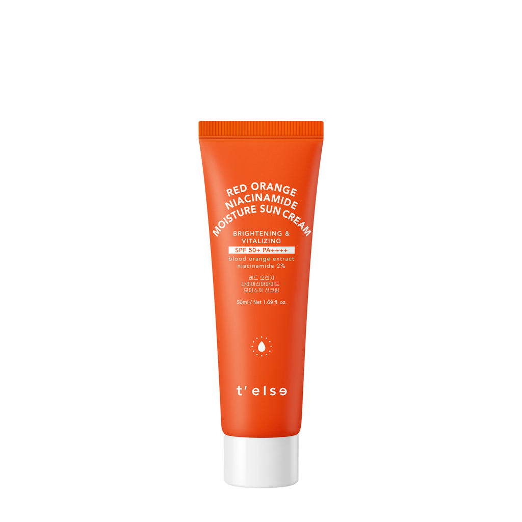 T'else Red Orange Niacinamide Moisture Sun Cream SPF50+ PA++++ Be Mused ...